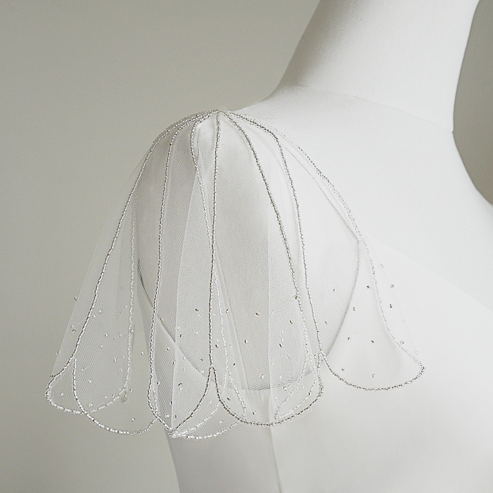 Detachable Sleeves Wedding Dress Bridal Cape Cover up PIA - Etsy