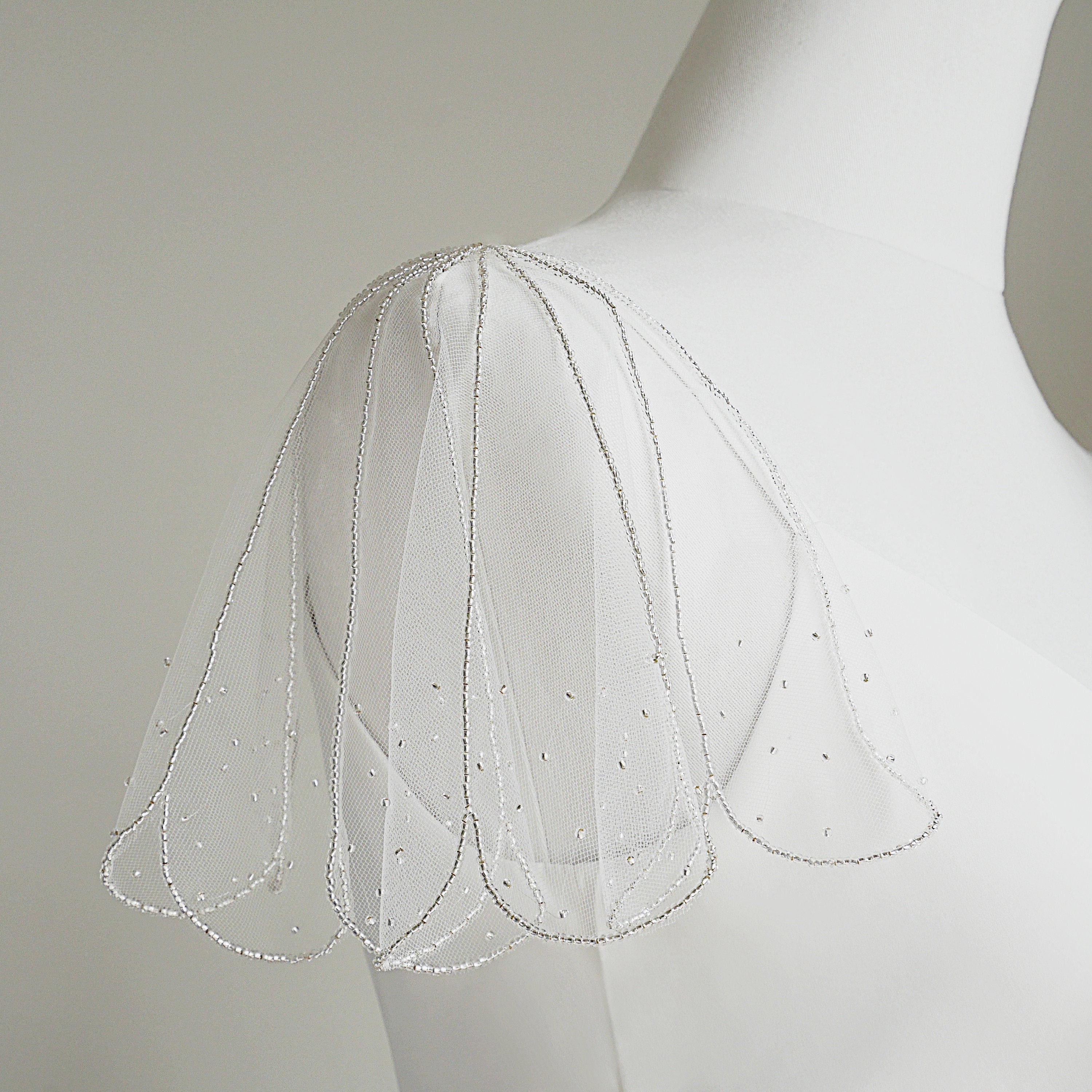 Detachable sleeves Wedding dress Bridal cape Cover up PIA | Etsy