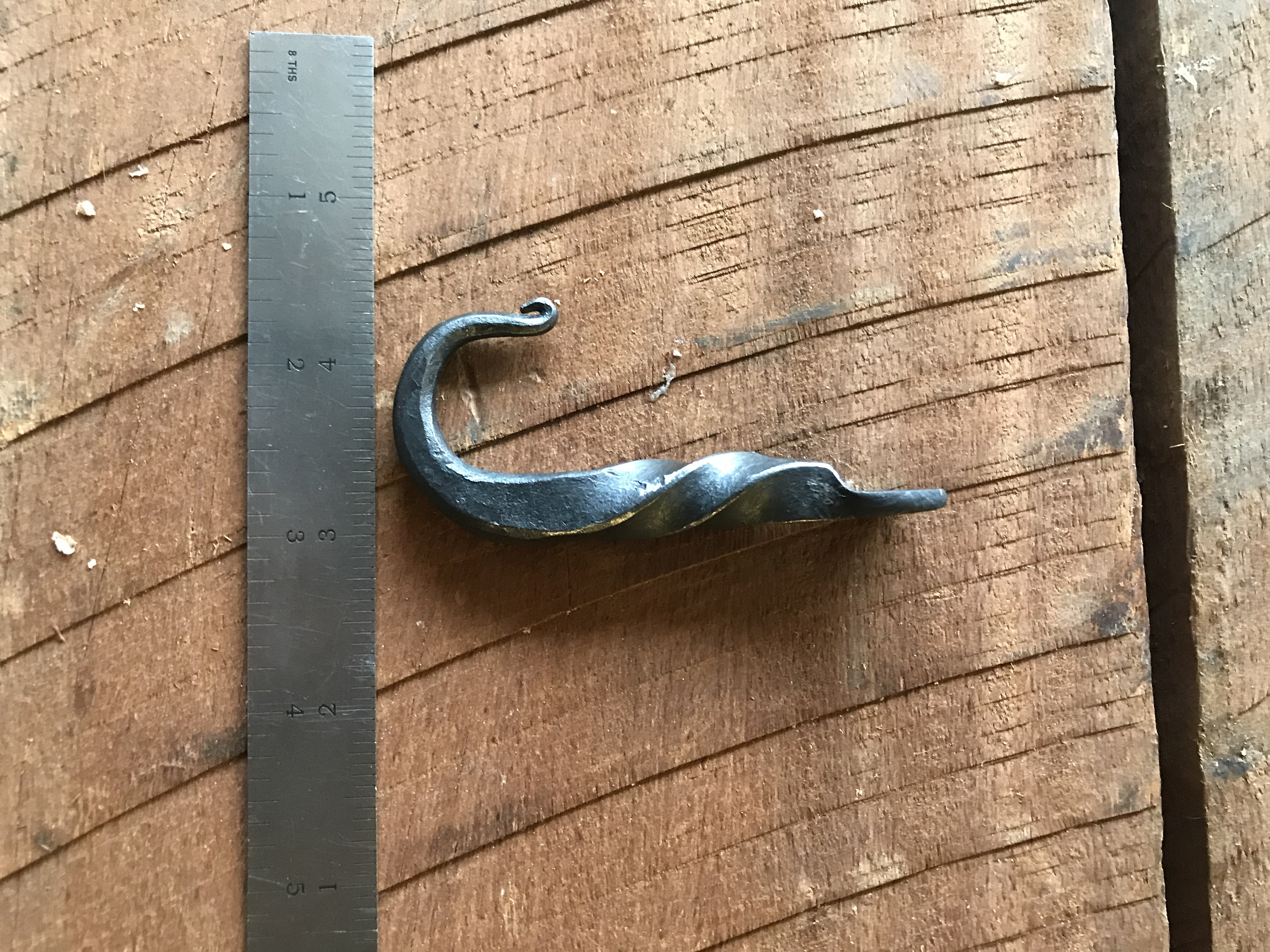 Small Hand Forged J Hook - Etsy