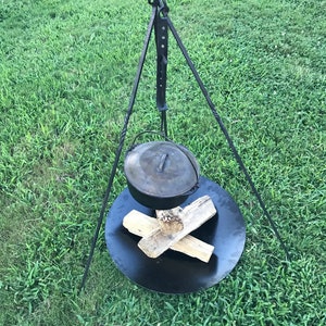 Hand Forged Cooking Tripod - Etsy