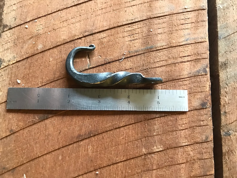 Small Hand Forged J Hook - Etsy