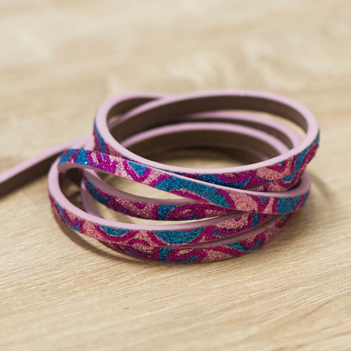 1.15 M Strip Split Leather 5 X 2 Mm Lined pattern | Etsy