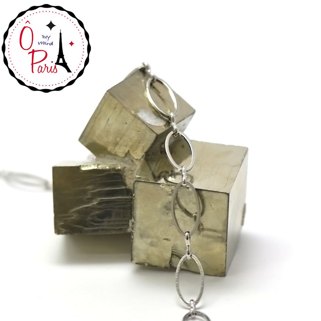 50 Cm Chain oval 16 X 8 Mm 02, Silver - Etsy