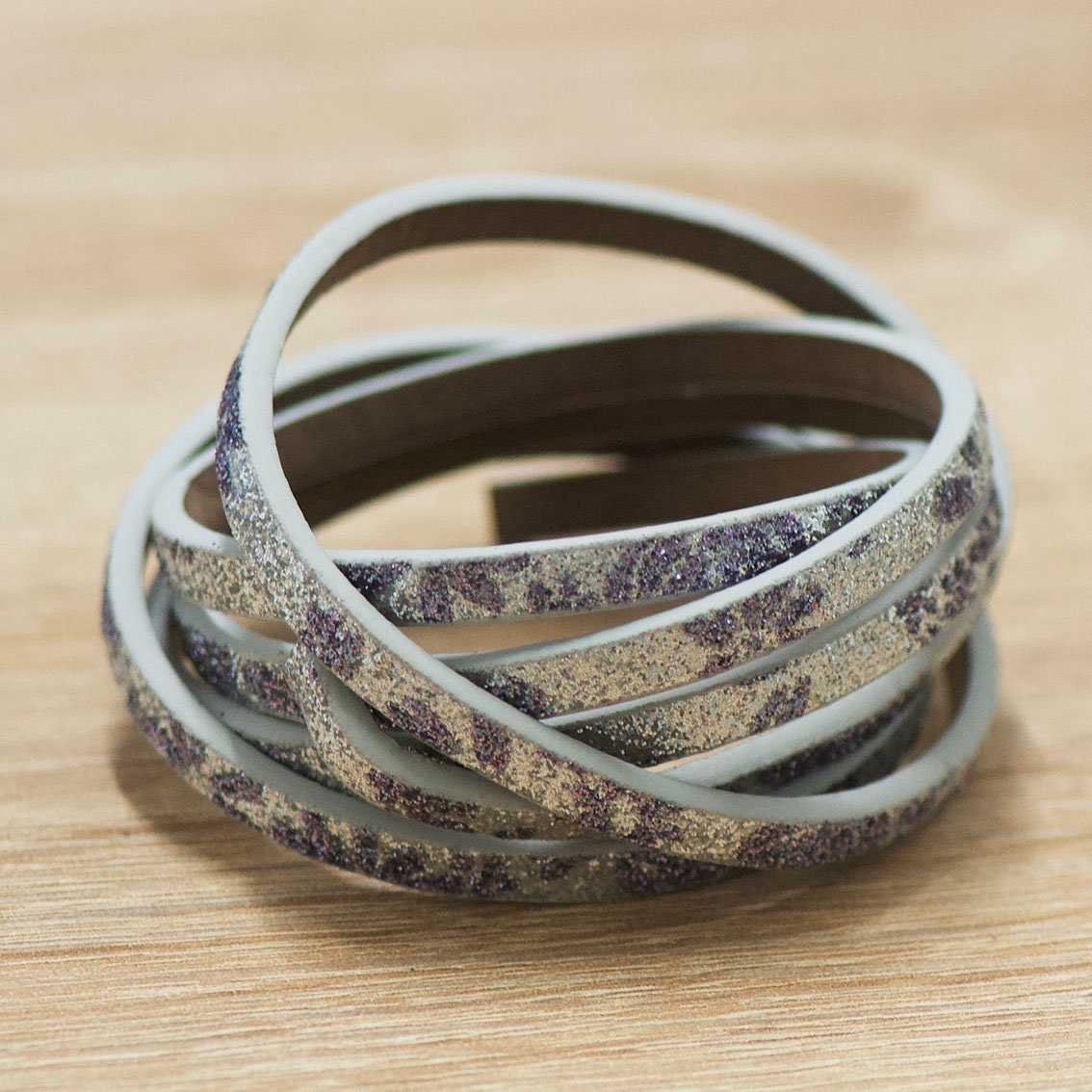 1.15 M Strip Split Leather 5 X 2 Mm Lined pattern | Etsy