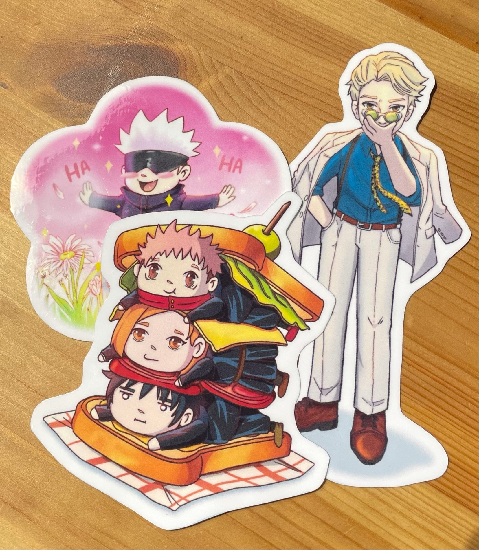 Gojo Meme Sticker JJK Jujutsu Anime Sticker Laptop Sticker Waterproof ...