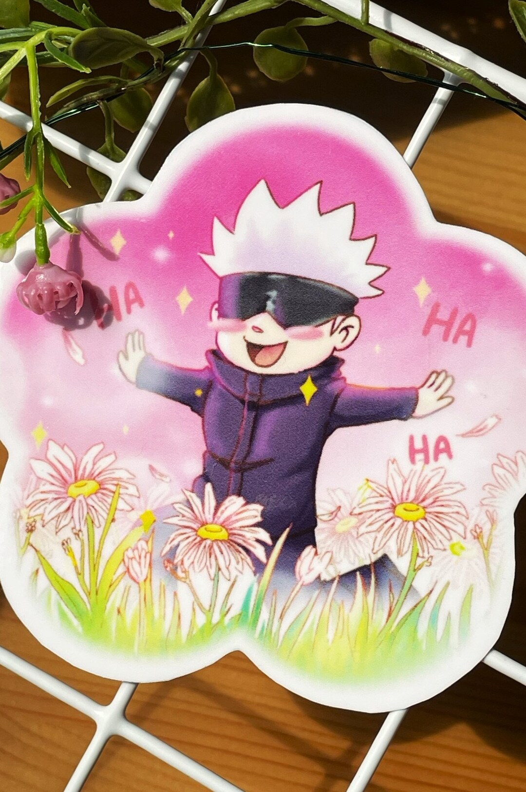 Gojo Meme Sticker JJK Jujutsu Anime Sticker Laptop Sticker Waterproof ...