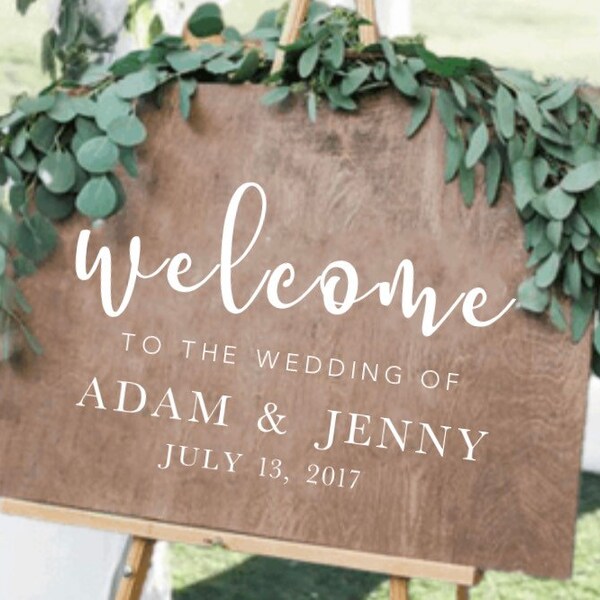 Wood Wedding Signs - Etsy