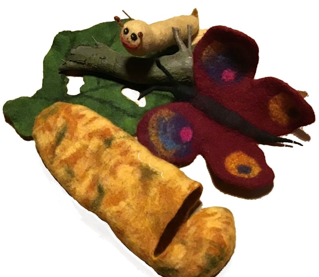Playset Made of Felt “hungry Caterpillar” or “how Does a Caterpillar ...