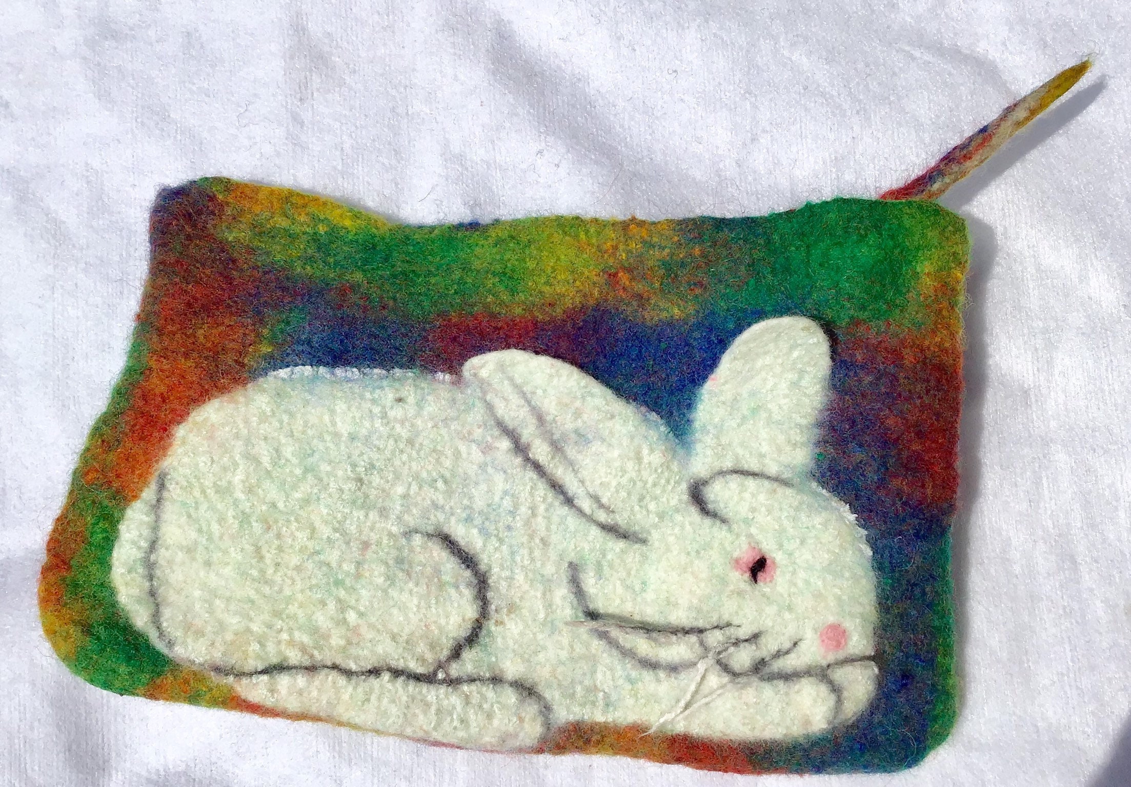 Pencil Case White Rabbit Rabbit - Etsy UK