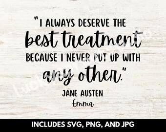 25 Jane Austen SVG Bundle, Jane Austen Quote, Literary Quote SVG, Book ...