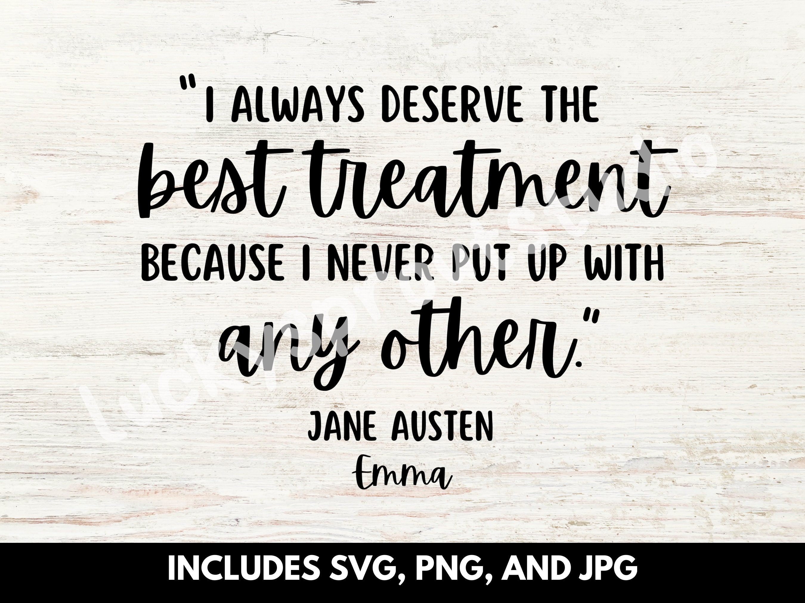 Jane Austen SVG, Emma Jane Austen SVG, Jane Austen Quote, Literary ...