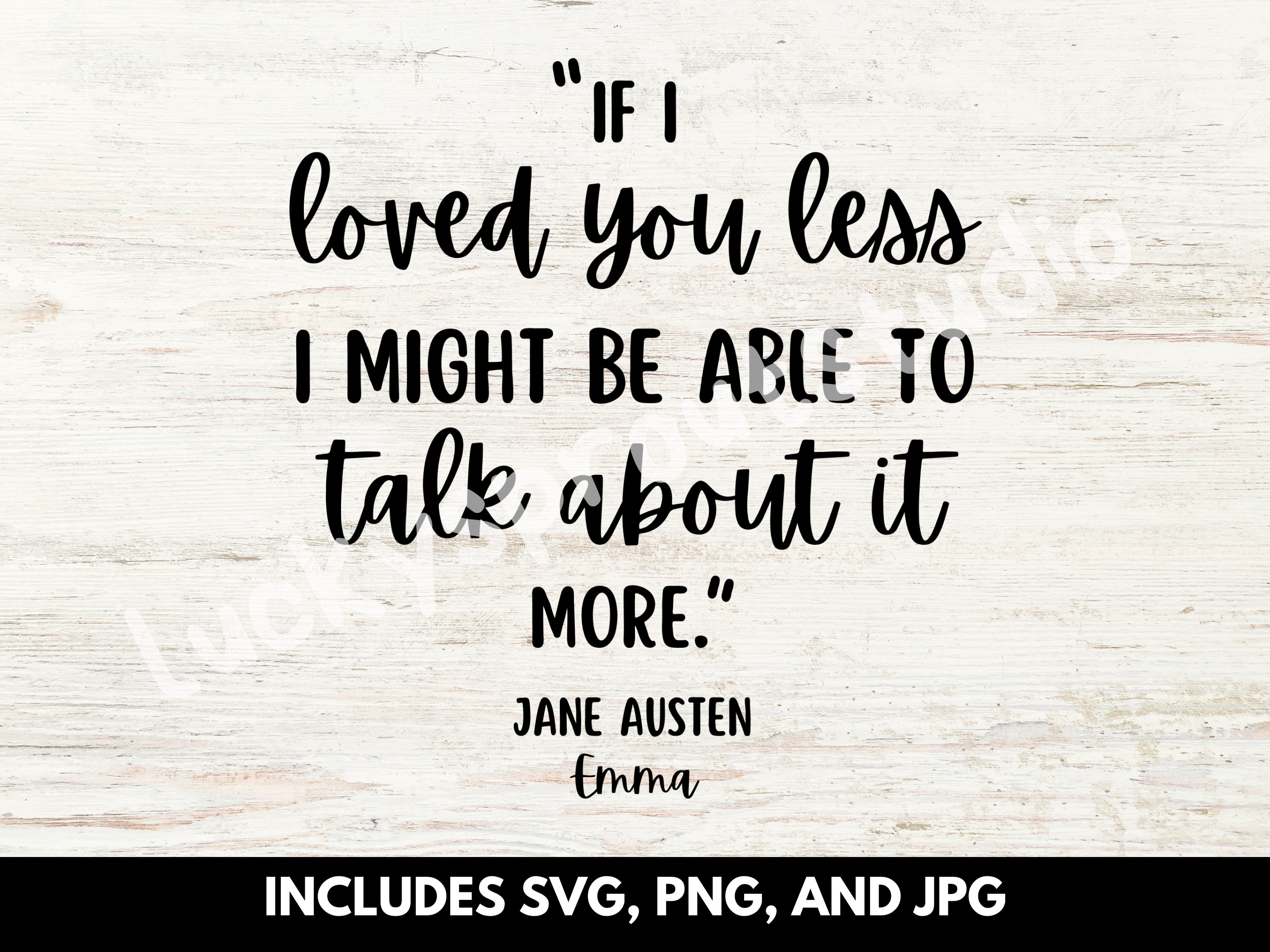 Jane Austen SVG, Emma Jane Austen SVG, Jane Austen Quote, Literary ...