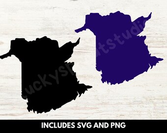 New Brunswick Svg - Etsy