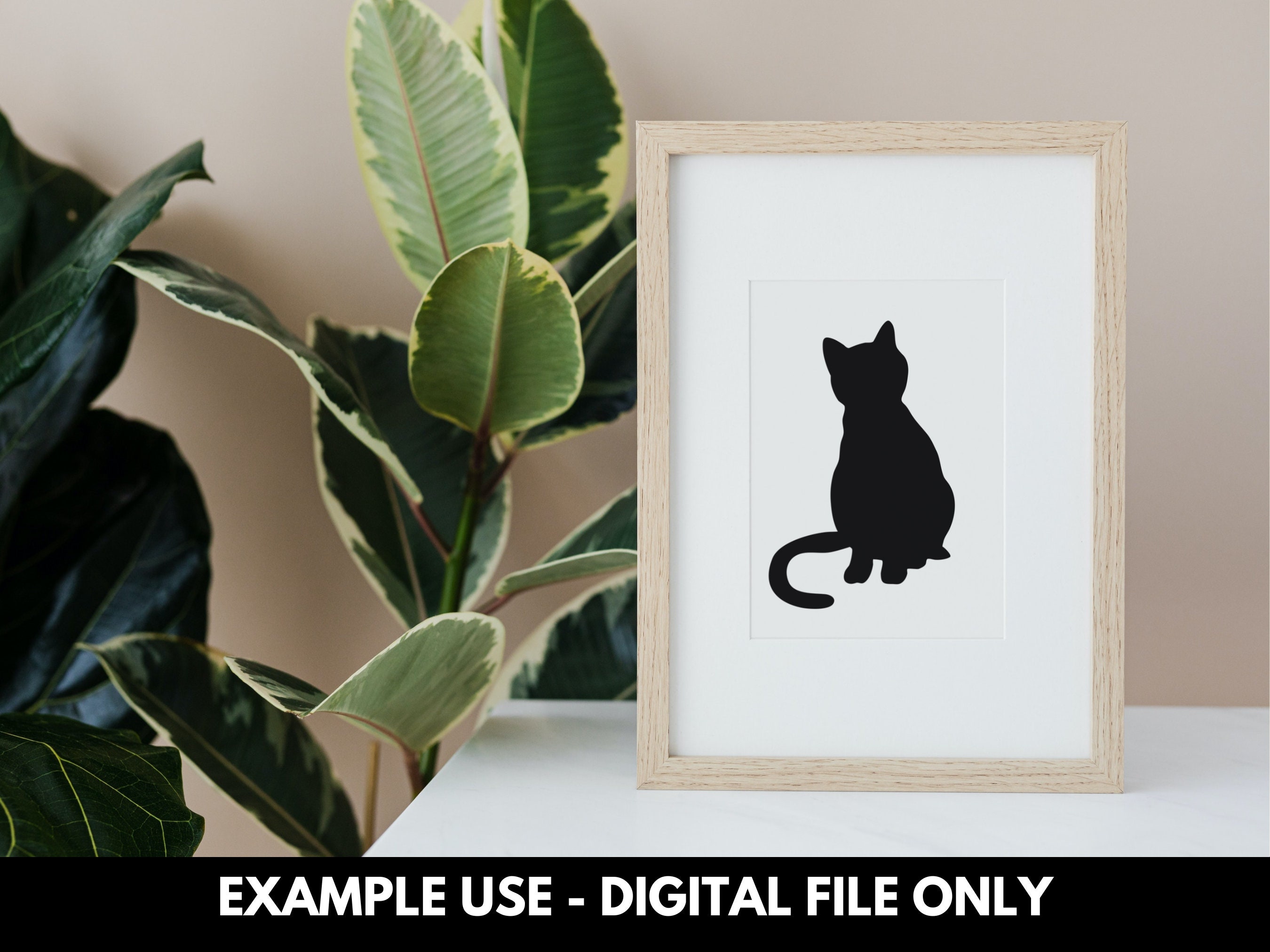 8 Cat SVG/PNG Bundle, Kitten Svgs, Cat Cut Files, Commercial Use, Cat ...