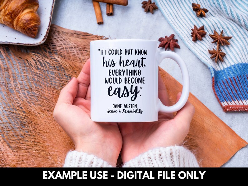 25 Jane Austen SVG Bundle Jane Austen Quote Literary Quote - Etsy