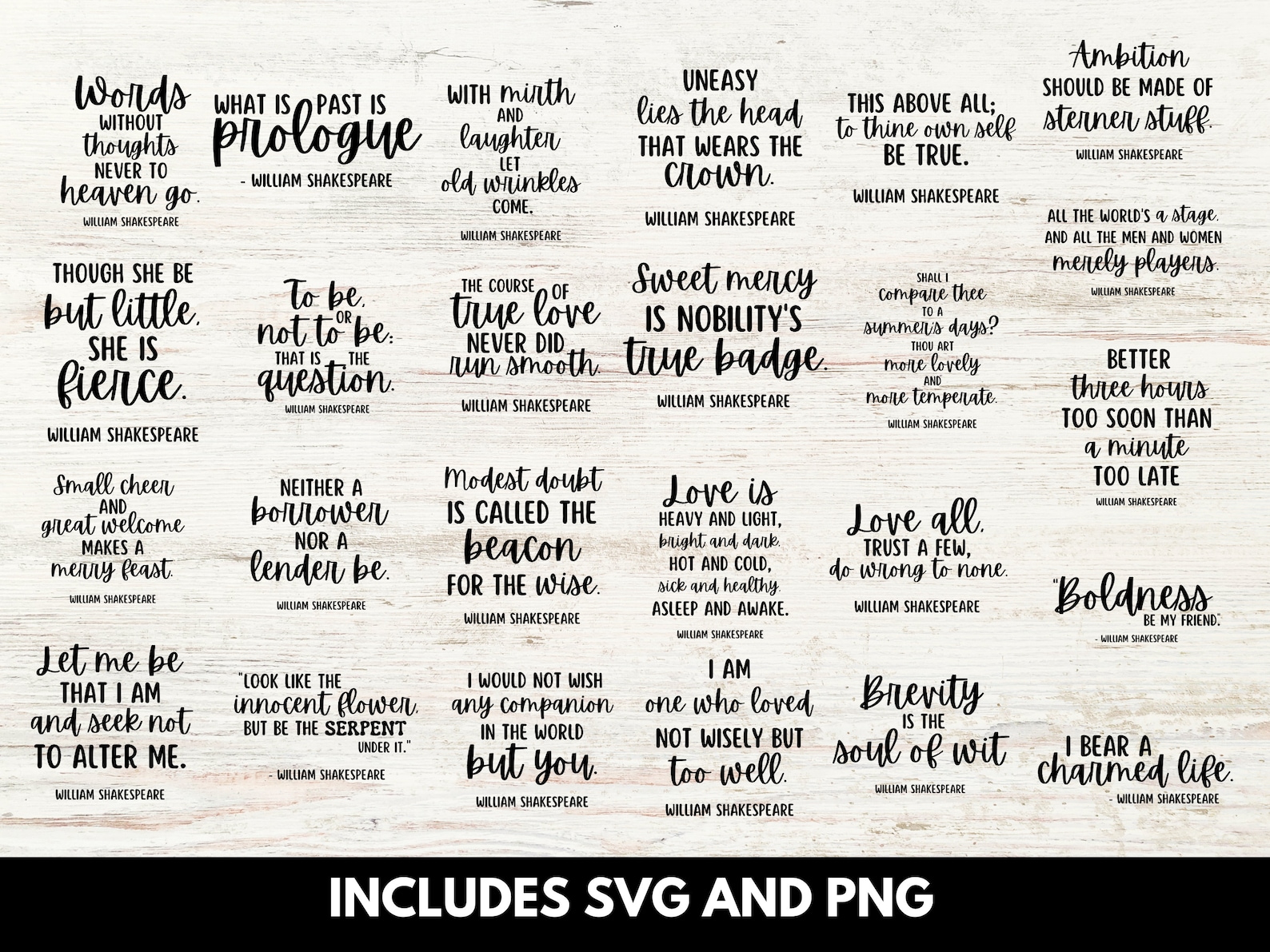 25 Shakespeare SVG Bundle, Shakespeare Quotes, Literary Quote SVG, Book ...