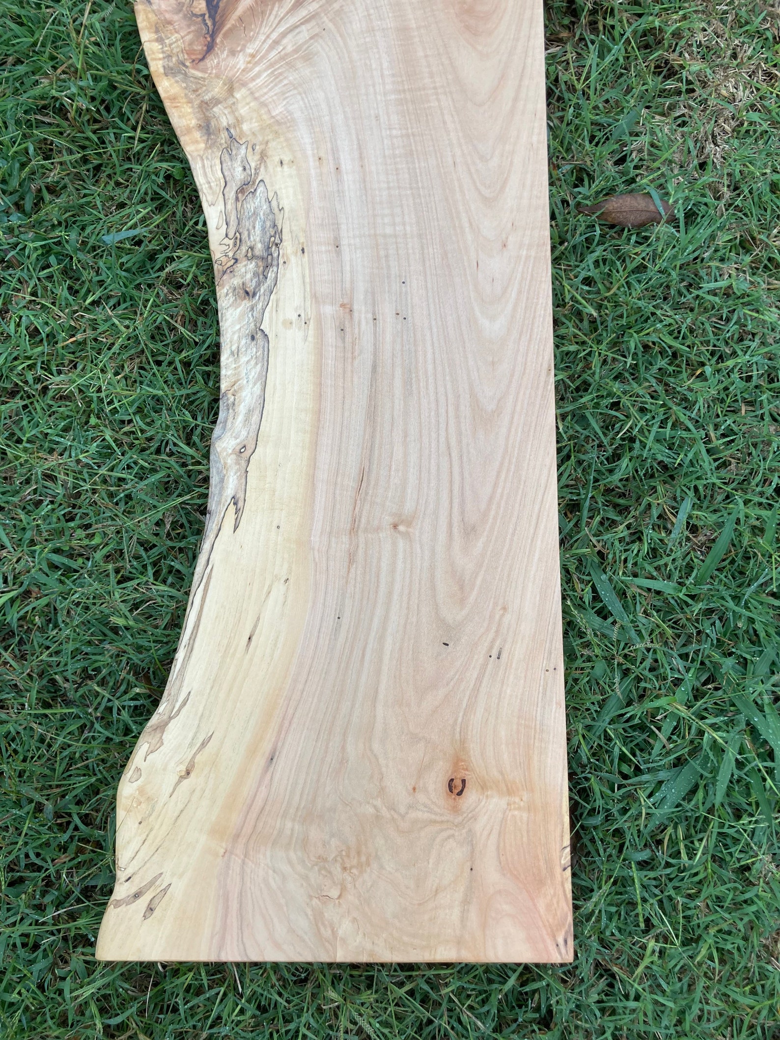 Rustic Live Edge Console Table With Shoe Rack / Hickory Wood / - Etsy