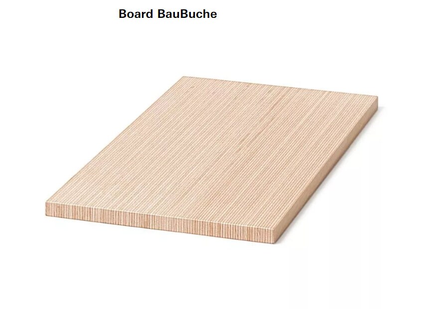 Baubuche Wood Table Top: Finished DIY Countertop, Desk, or Bar - Etsy