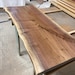 Black Walnut Both Side Live Edge Bar Top | Custom Handmade Solid Wood ...