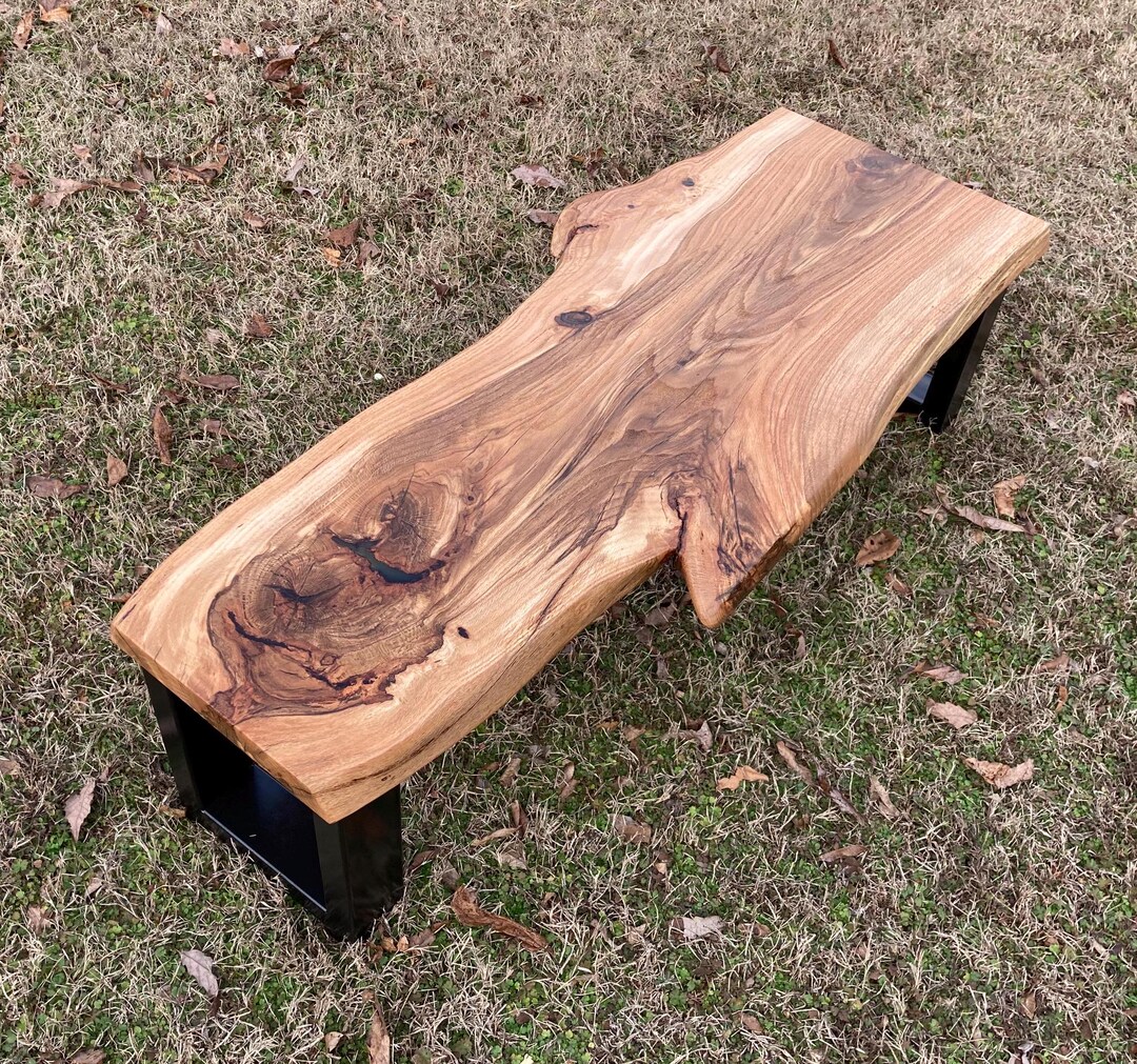 Maple Live Edge Coffee Table // Actual Image // ONLY ONE // Natural ...