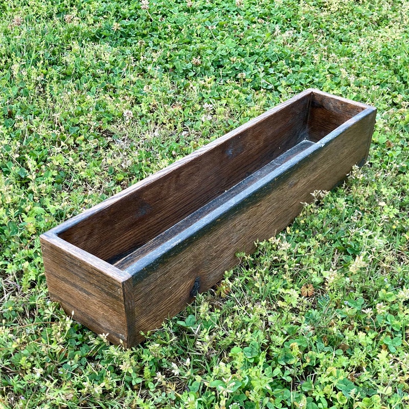 Wood Planter Box - Etsy