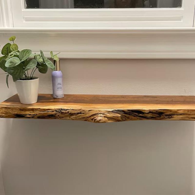 Live Edge Shelf - Etsy