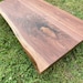 Black Walnut Both Side Live Edge Bar Top | Custom Handmade Solid Wood ...