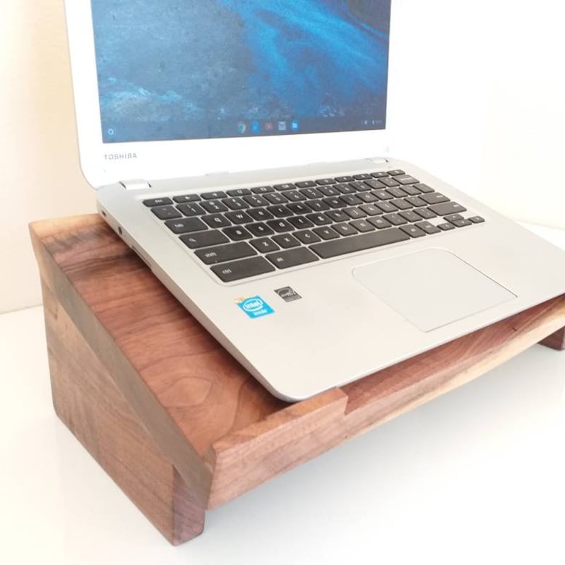 Wood Laptop Stand - Etsy