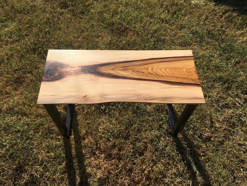 Modern Live Edge Bench / Entry Way Bench / Hand Made Solid - Etsy