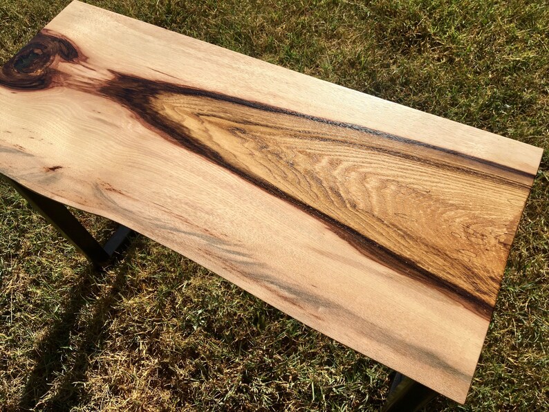 Modern Live Edge Bench / Entry Way Bench / Hand Made Solid - Etsy