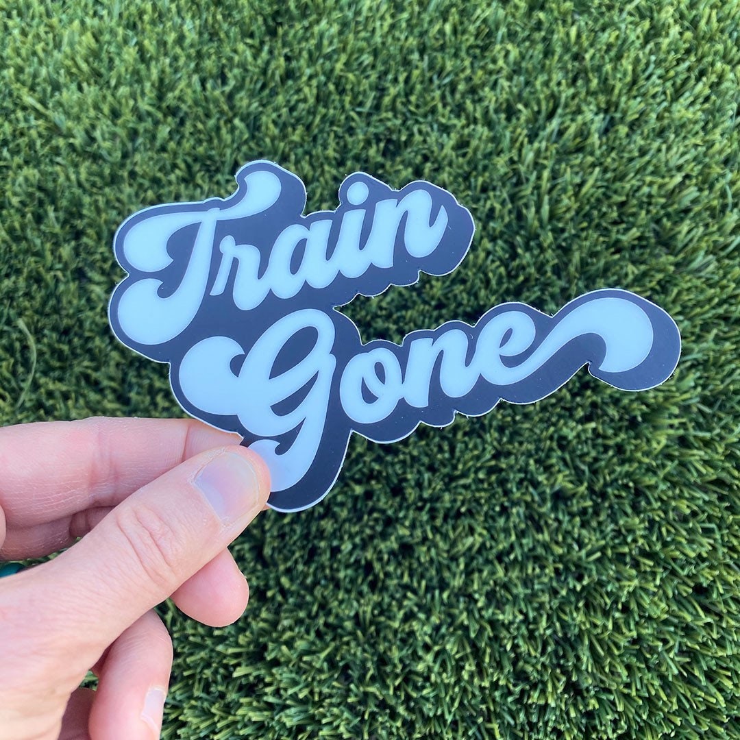 Deaf Saying Sticker 01 train Gone Vinyl Decal // Water Bottle Sticker ...