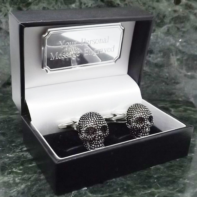 Skull Cufflinks - Etsy