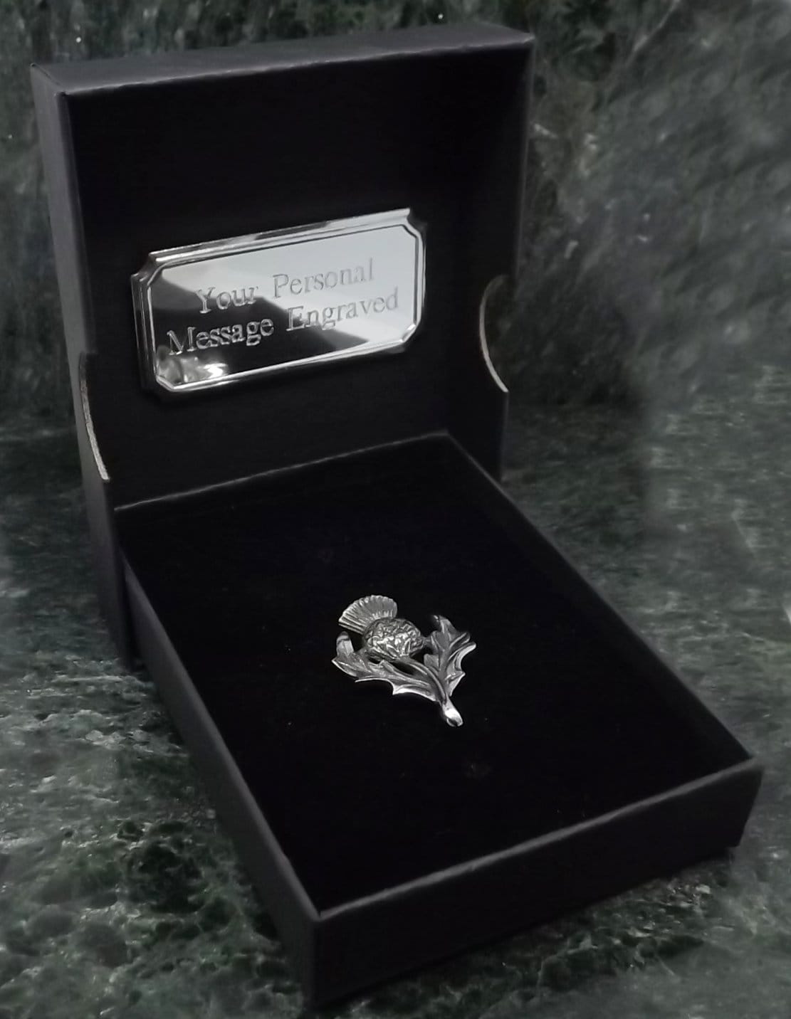 Scottish Thistle Lapel Pin, English Pewter Pin Badge, Silver Thistle ...