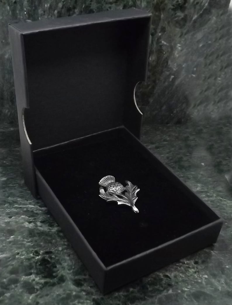 Scottish Thistle Lapel Pin English Pewter Pin Badge Silver - Etsy Denmark