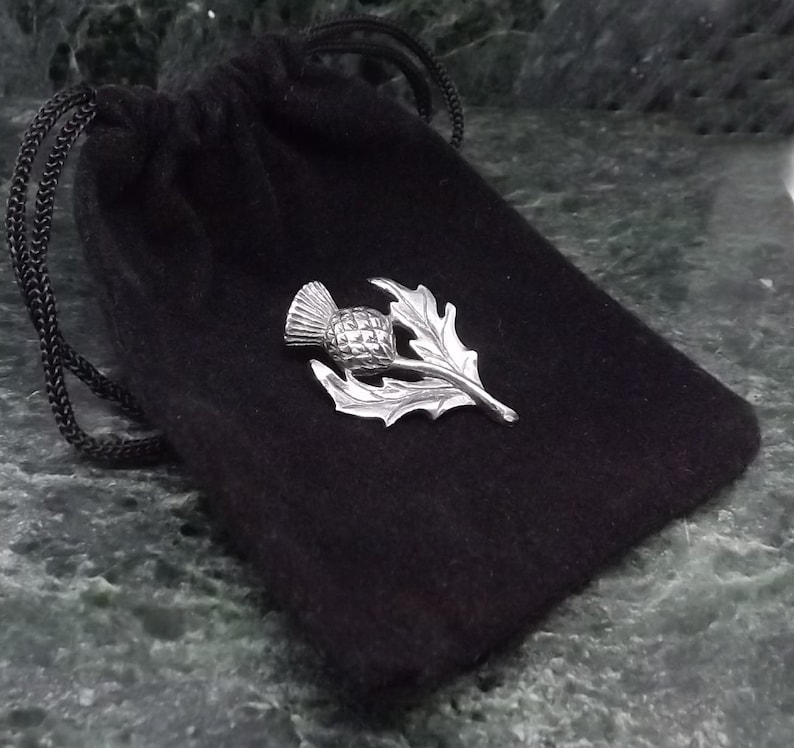 Scottish Thistle Lapel Pin English Pewter Pin Badge Silver | Etsy UK