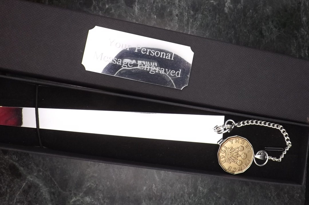 1943 Thrupenny Bit Coin Book Mark Birth Year Bookmark Silverplate ...