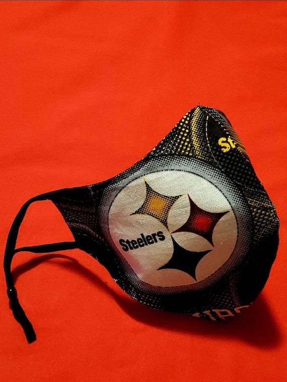 Pittsburgh Steelers Adjustable Face Mask - Etsy