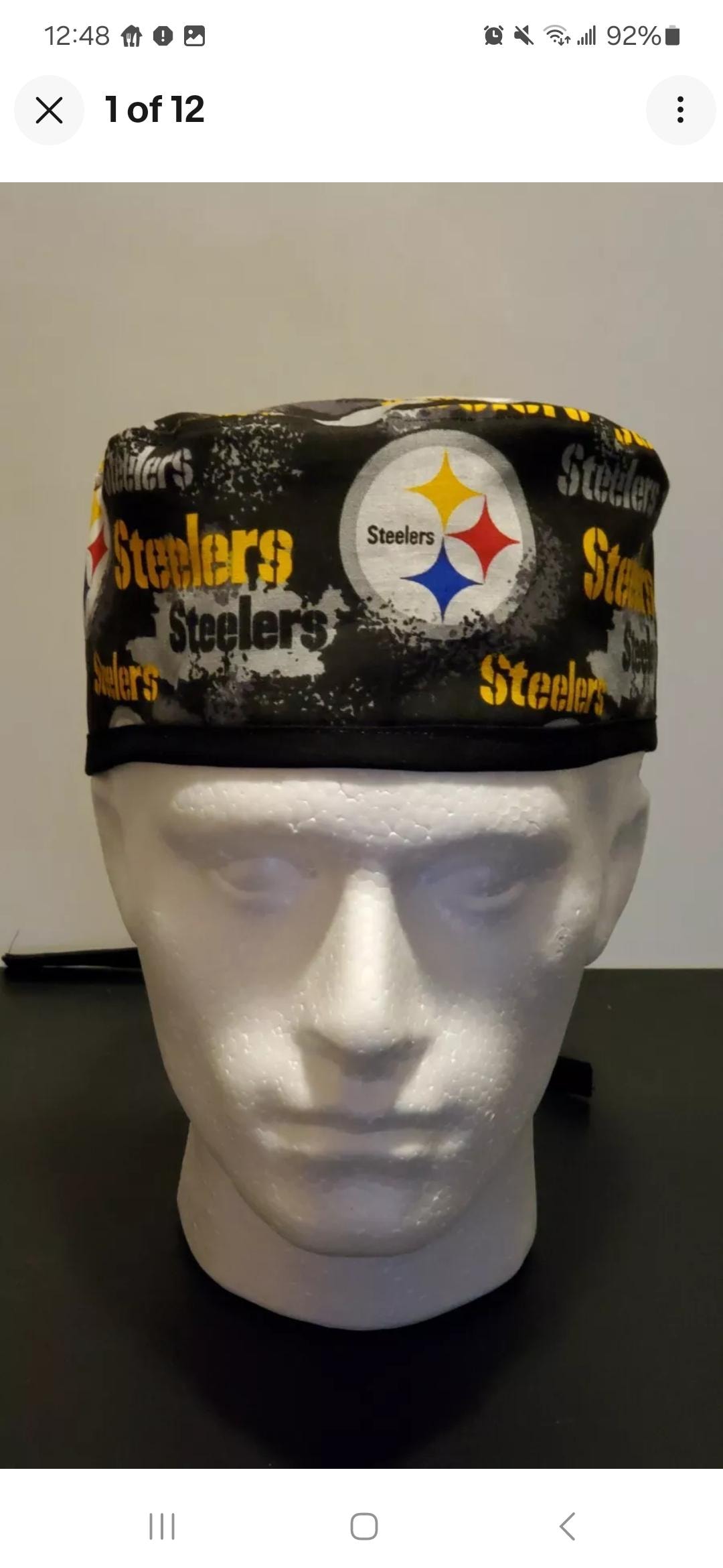 Pittsburgh Steelers Scrub Cap - Etsy