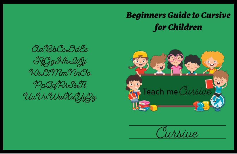 Printable Guide -learn Cursive Writing - A Beautiful Journey PDF File ...