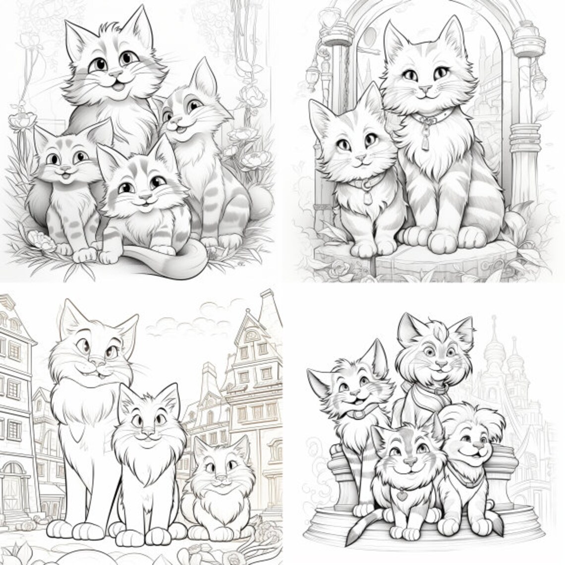 Maine Coons: an 81-page Coloring Adventure PDF - Etsy