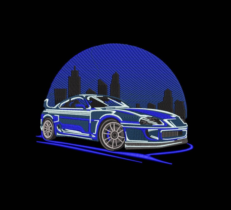Machine Embroidery Designs, Car - Etsy