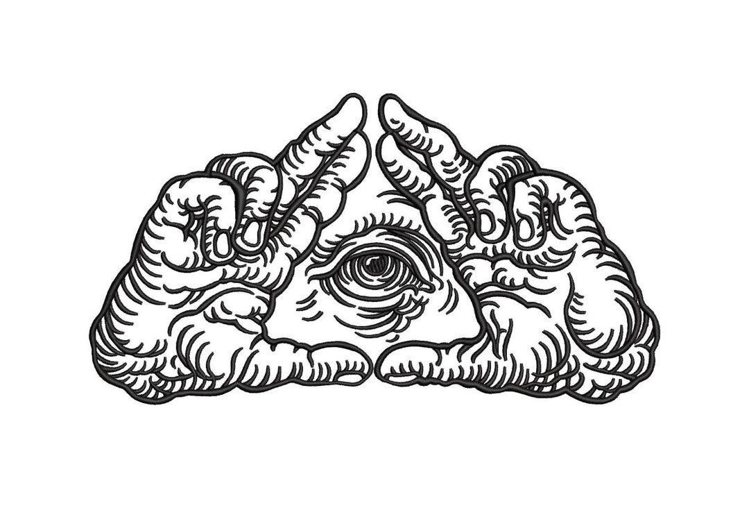 Machine Embroidery Design Eye - Etsy