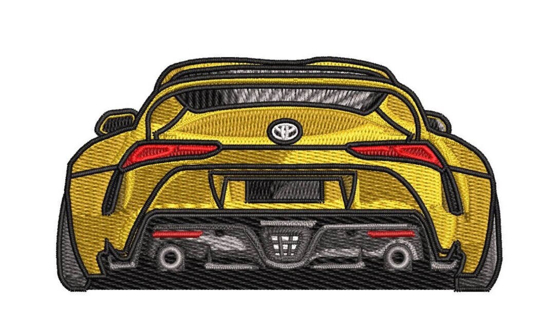 Machine Embroidery Designs, Car.supra - Etsy