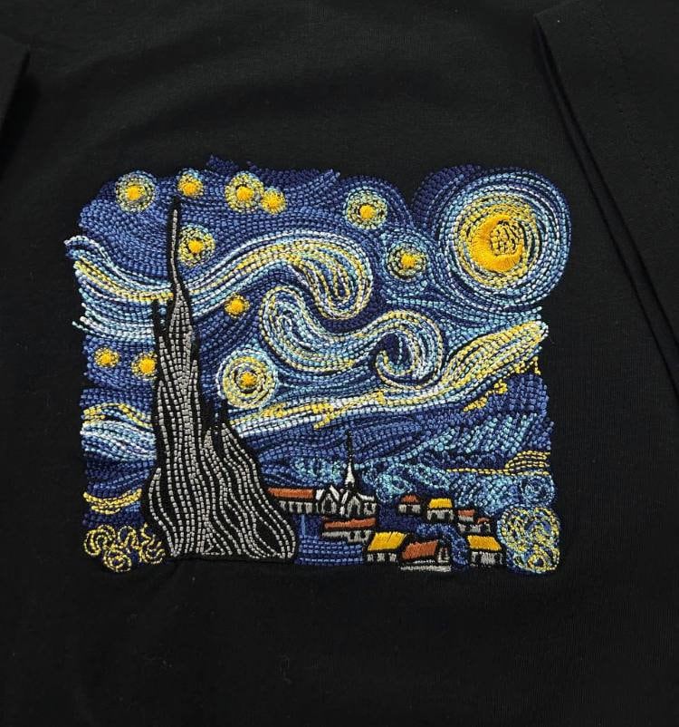 Machine Embroidery Designs. Starry Night - Etsy