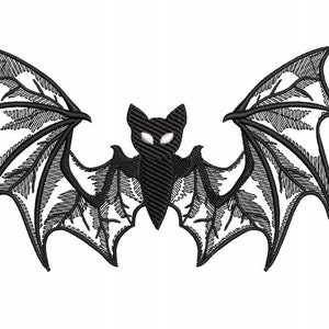 Machine Embroidery Designs, Bat - Etsy