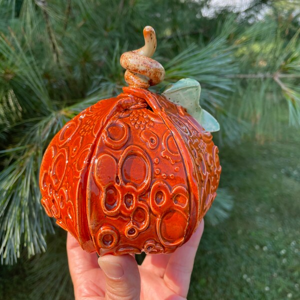 Ceramic Pumpkin - Etsy