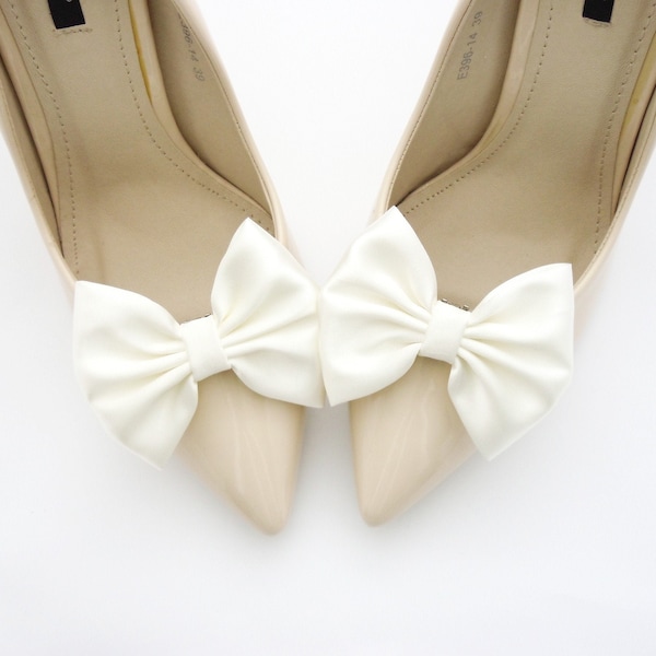 Ivory Satin Bows - Etsy