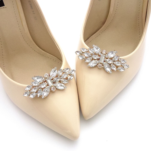 Jewelry Gold Shoe Clips Shoes Clip Wedding Bridal Decorations | Etsy