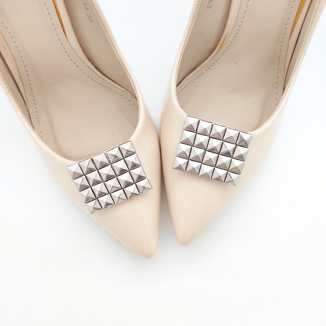 Silver Brads Shoe Clips | Shoe Decorations | Jewelry Shoe Clips ...