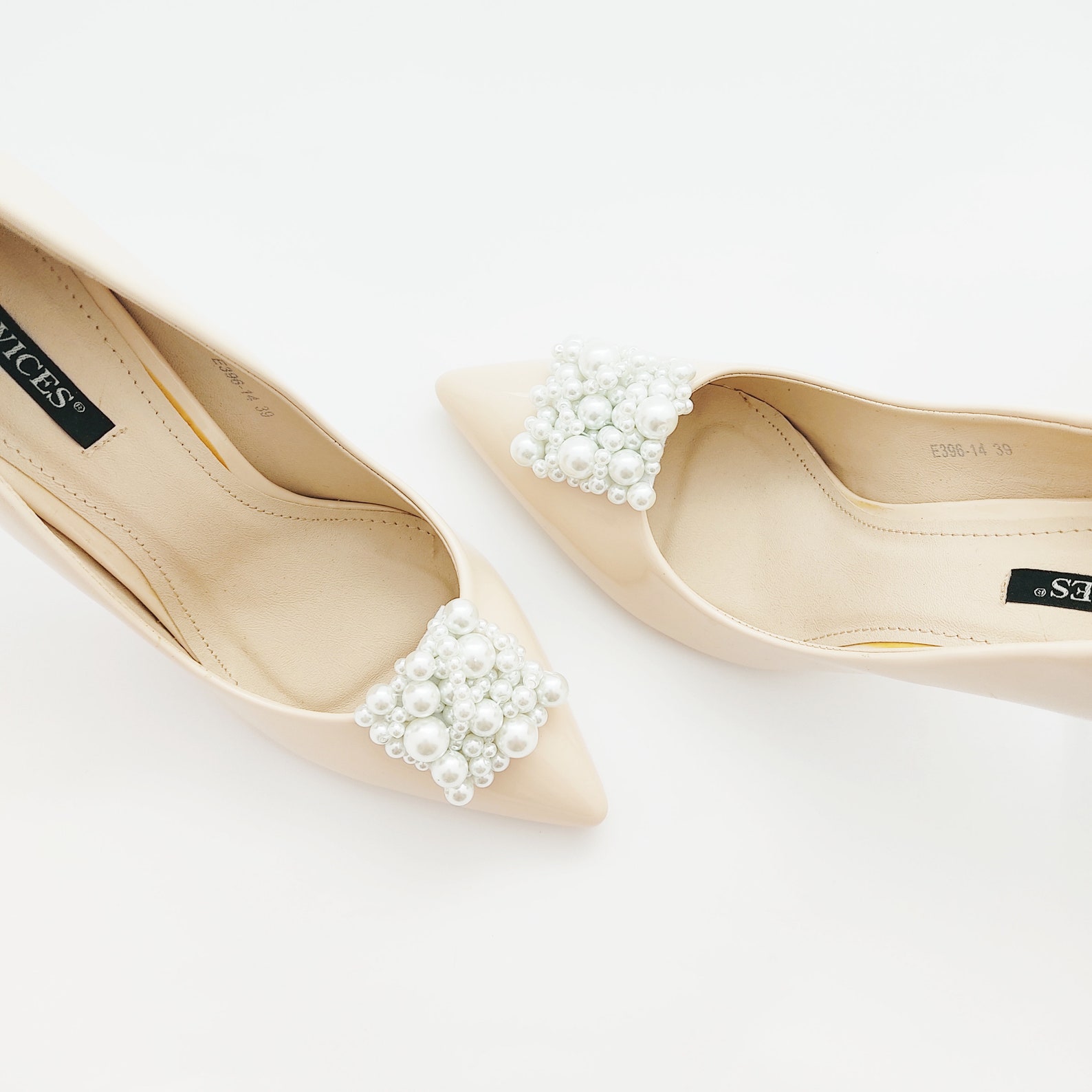 Bride White Pearls Shoe Clips | Wedding Shoes Decorations | Pearl Shoes ...